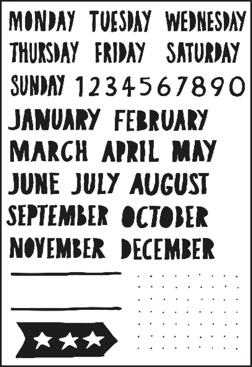 Clear Stamp - A6 Bullet Journal – Craftful Things