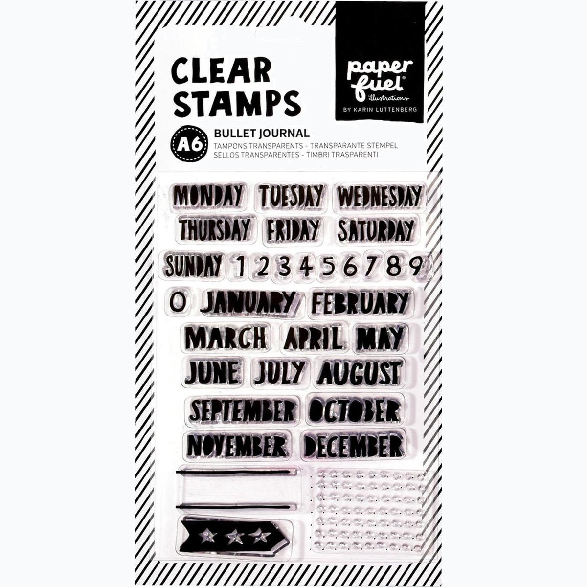 Clear Stamp - A6 Bullet Journal – Craftful Things